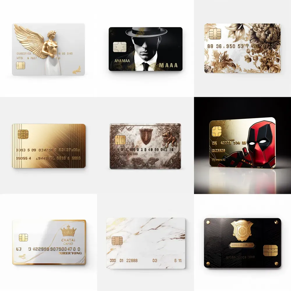 Premium Credit Card Designs Midjourney Prompt | PromptBase