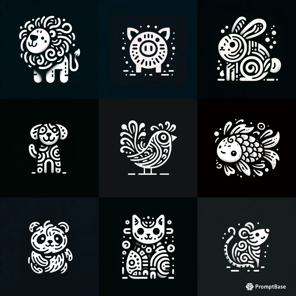 Drawn Doodle Logos DALL·E Prompt | PromptBase