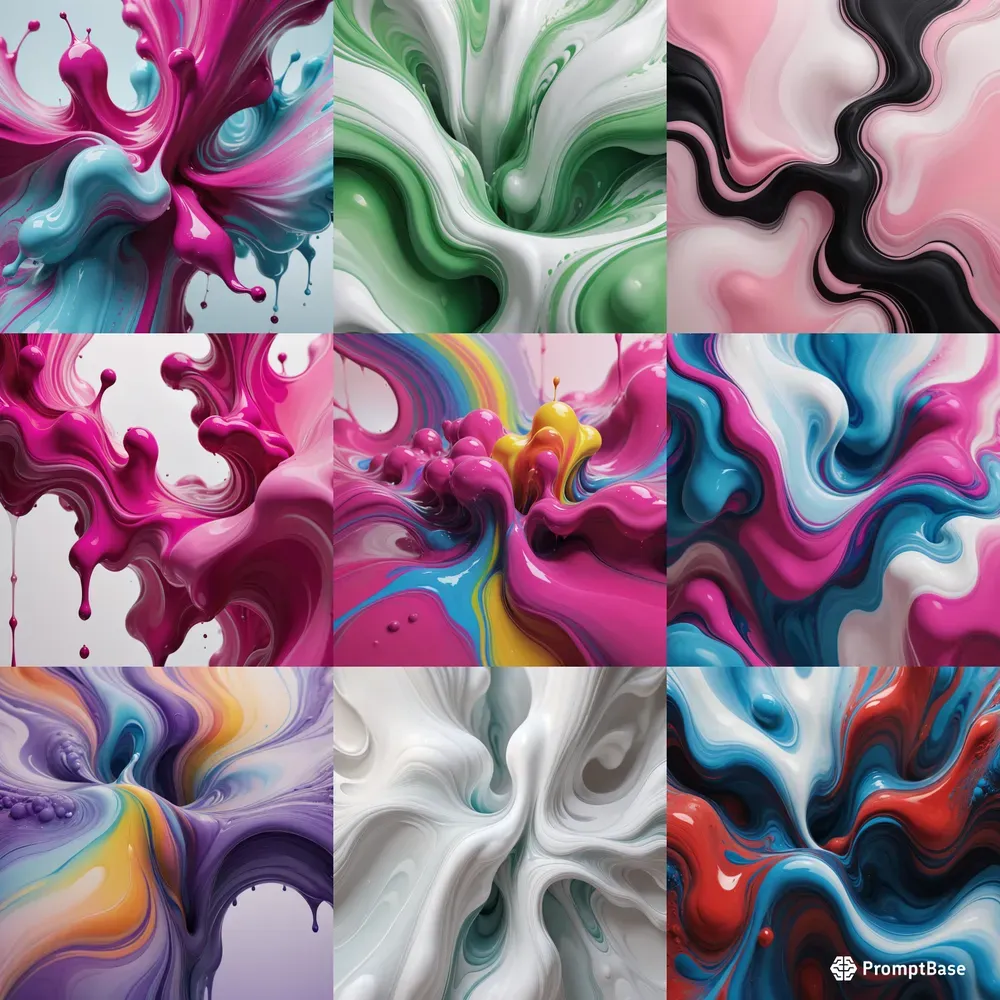 Colorful Liquid Fill Backgrounds Stable Diffusion Prompt | PromptBase