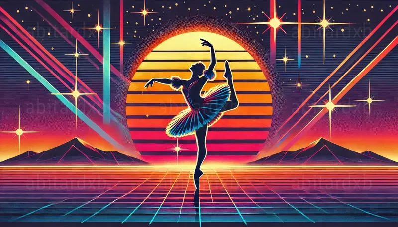 Neon 80s Retro Vector Art DALL·E Prompt | PromptBase