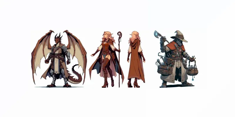 DnD Character Art DALL·E Prompt | PromptBase