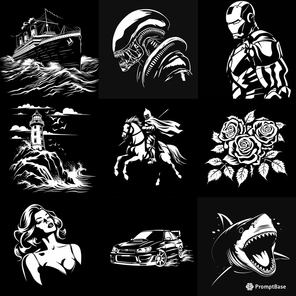 Vector Logos Svg Formats Midjourney Prompt | PromptBase