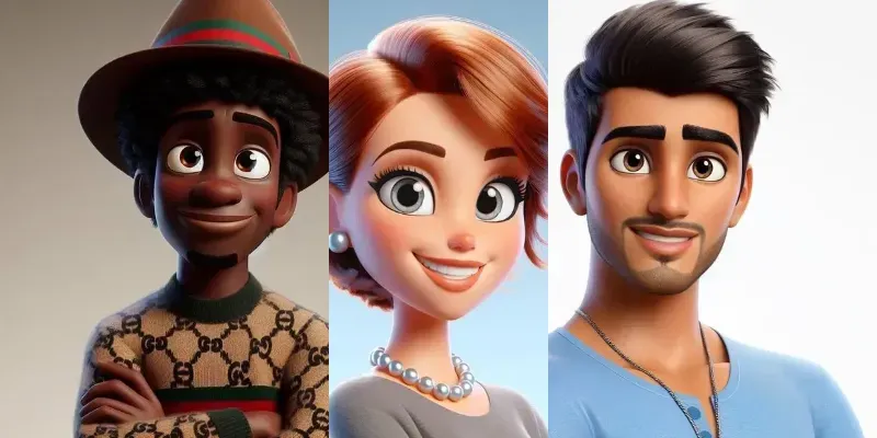 3d Disney Pixar Style Character Generator App | PromptBase