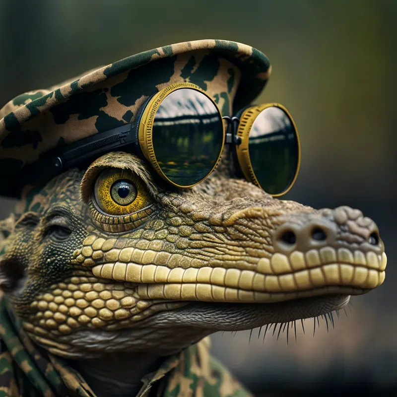 Realistic Soldier Animals In War Uniforms Midjourney Prompt | PromptBase