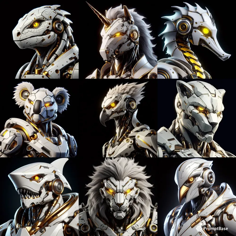 Portraits Fauna Bots DALL·E Prompt | PromptBase