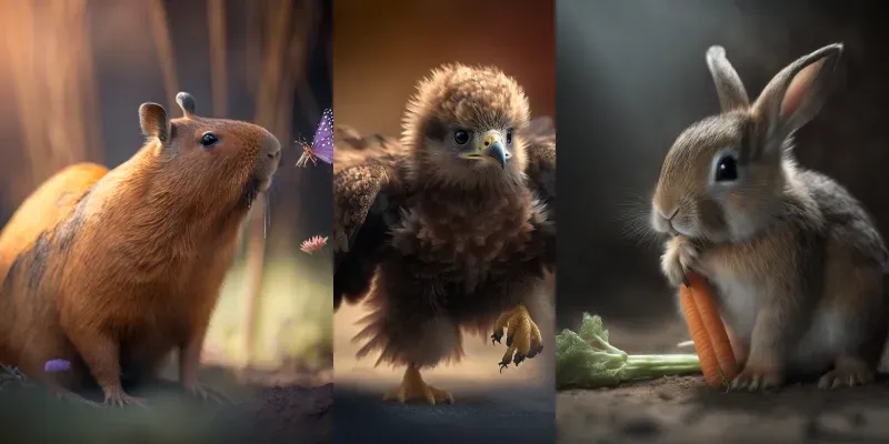 Hyper Realistic Furry Animals Photos Midjourney Prompt | PromptBase