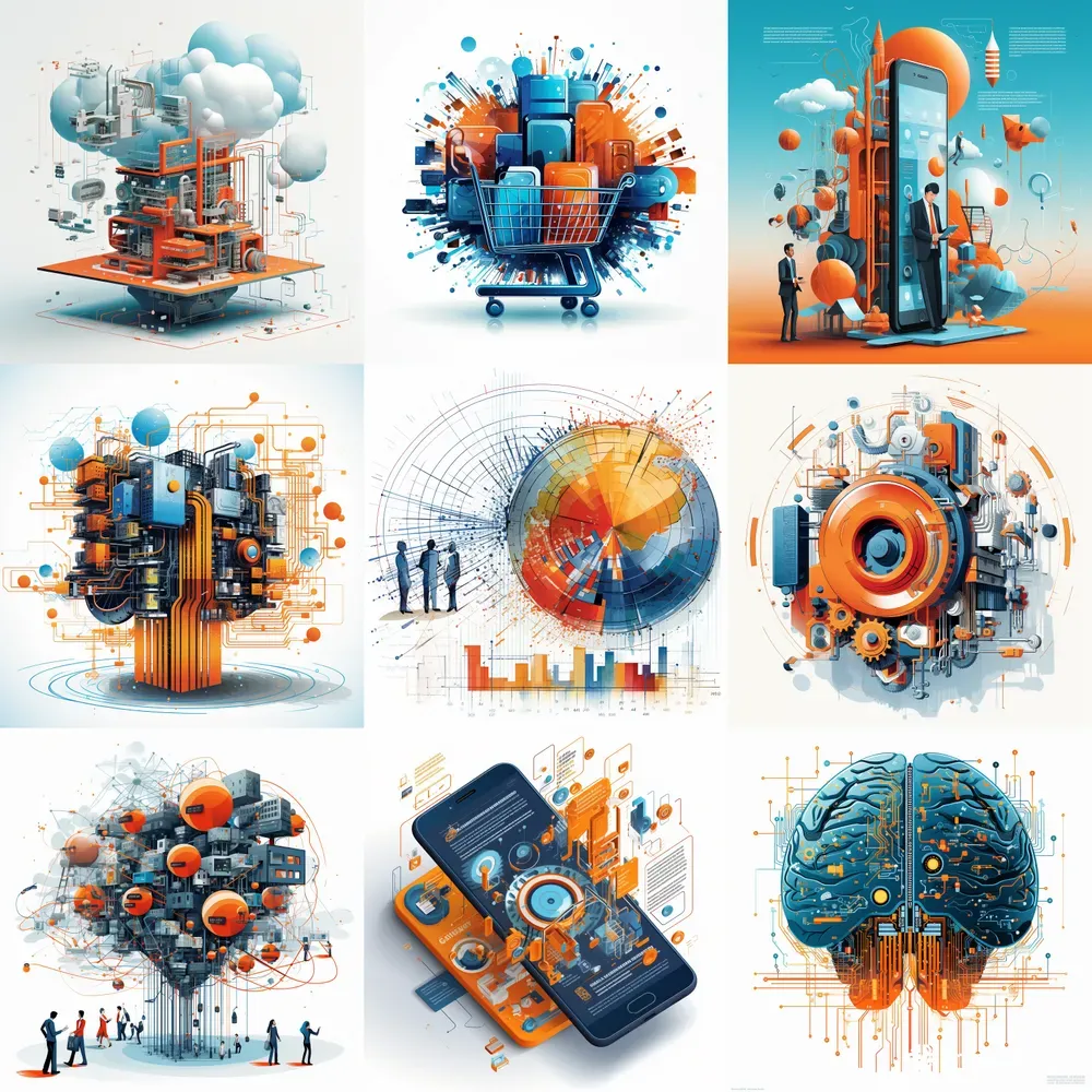 Conceptual Technology Complex Images Midjourney Prompt | PromptBase