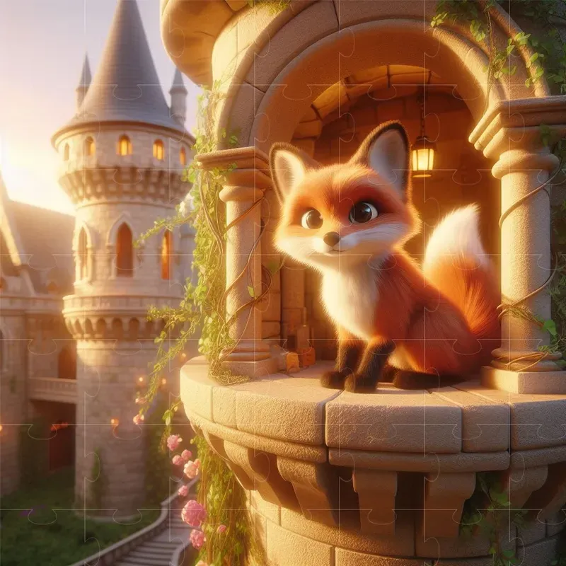 Adorable Animals In Fairy Tale Settings DALL·E Prompt | PromptBase