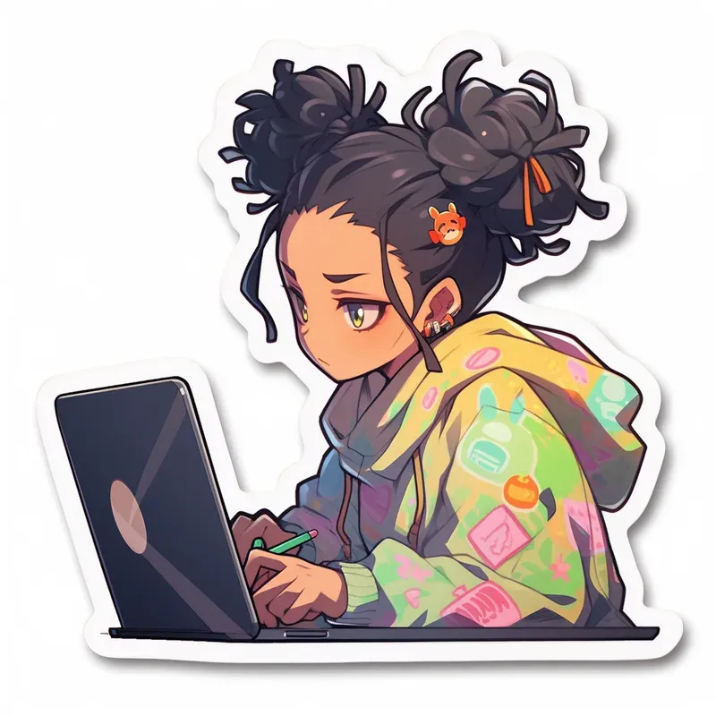 Cute Graffiti Diecut Stickers Midjourney Prompt | PromptBase