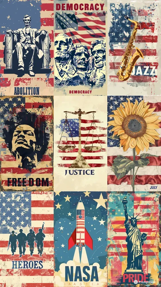 American Symbols Midjourney Prompt | PromptBase