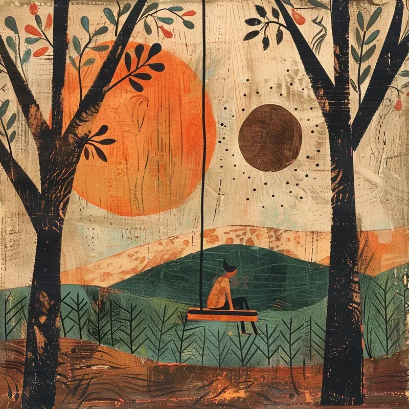 Traditional Minimal Folk Art Midjourney Prompt | PromptBase