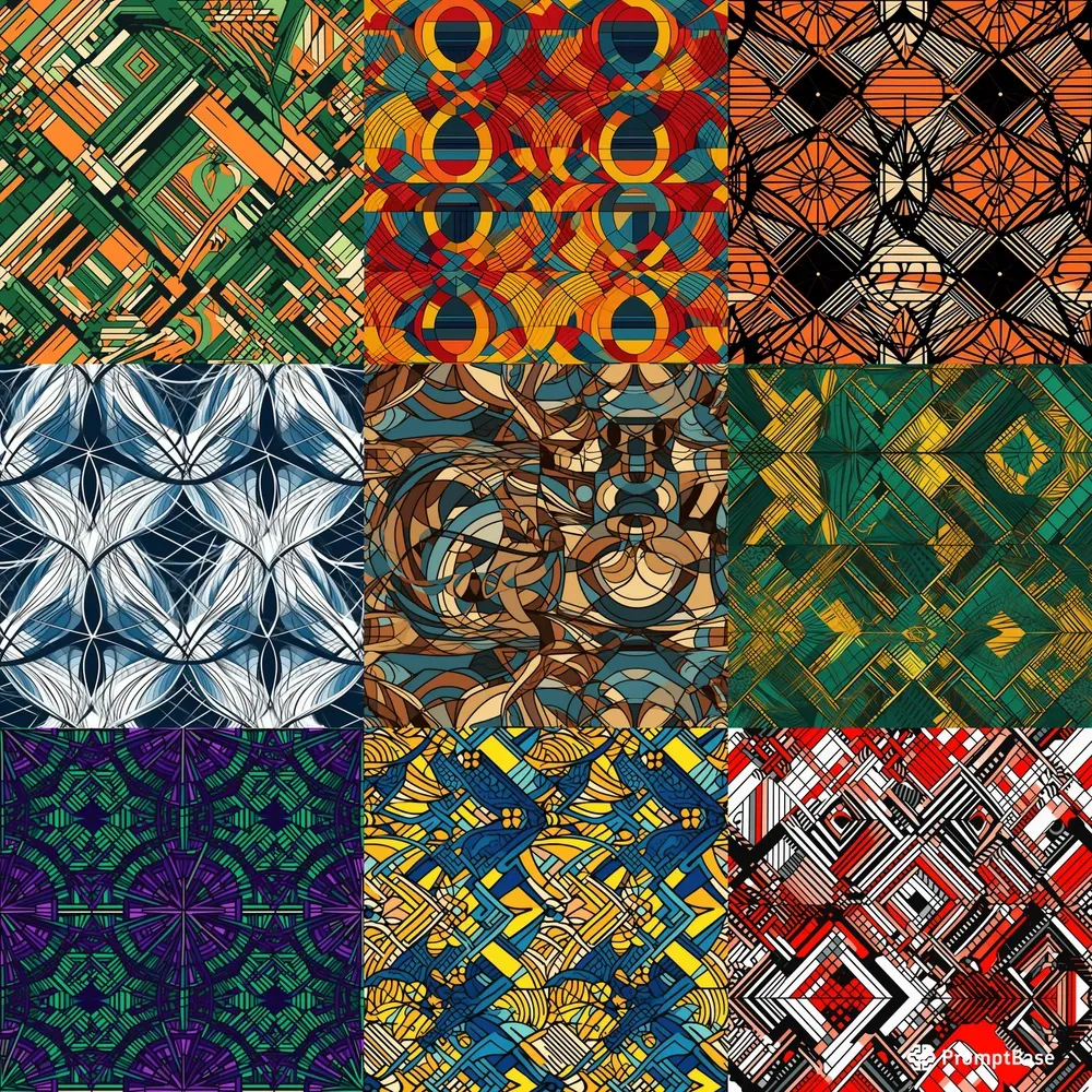 Geometric Abstract Patterns Midjourney Prompt | PromptBase