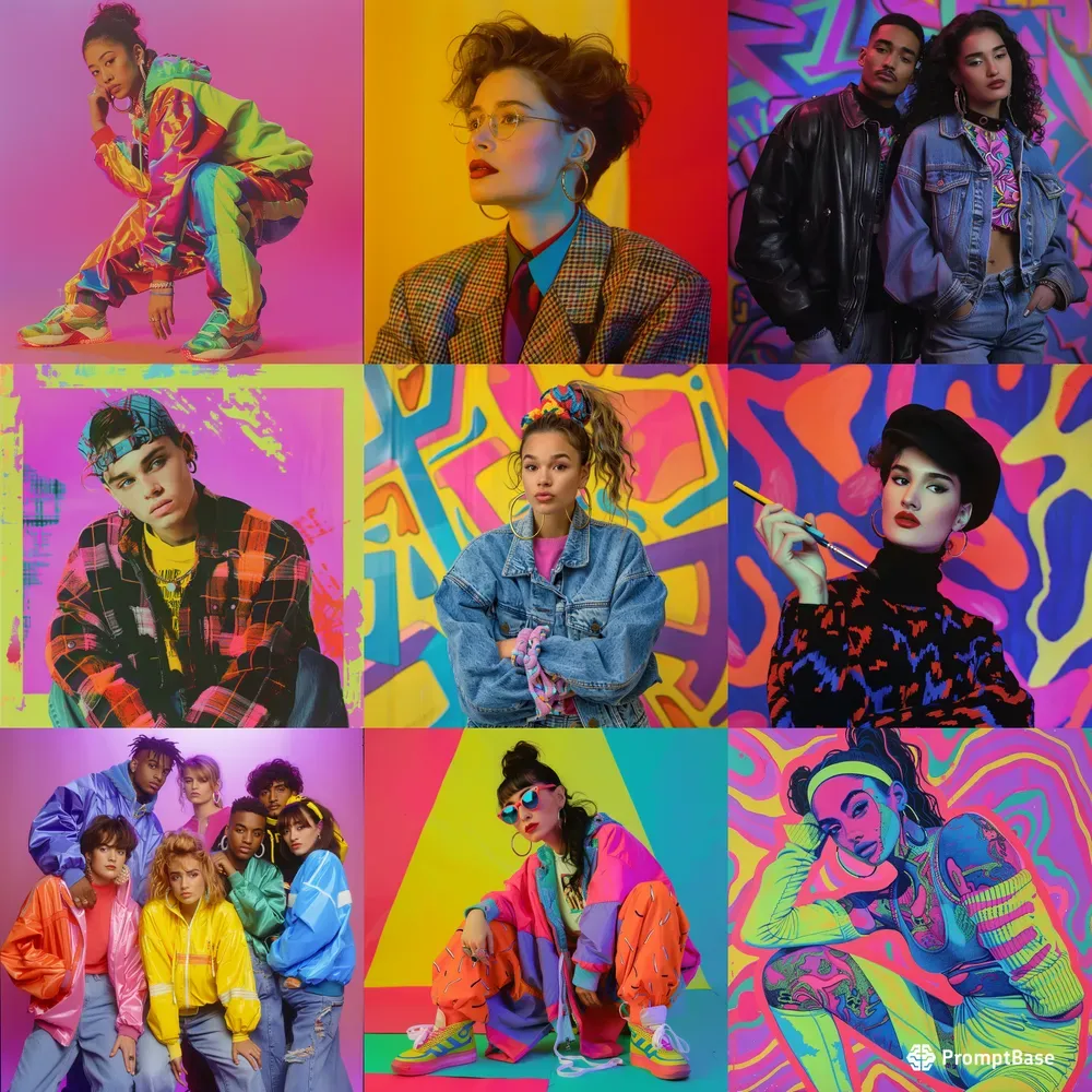 Digital Portraits 90s Style Midjourney Prompt | PromptBase
