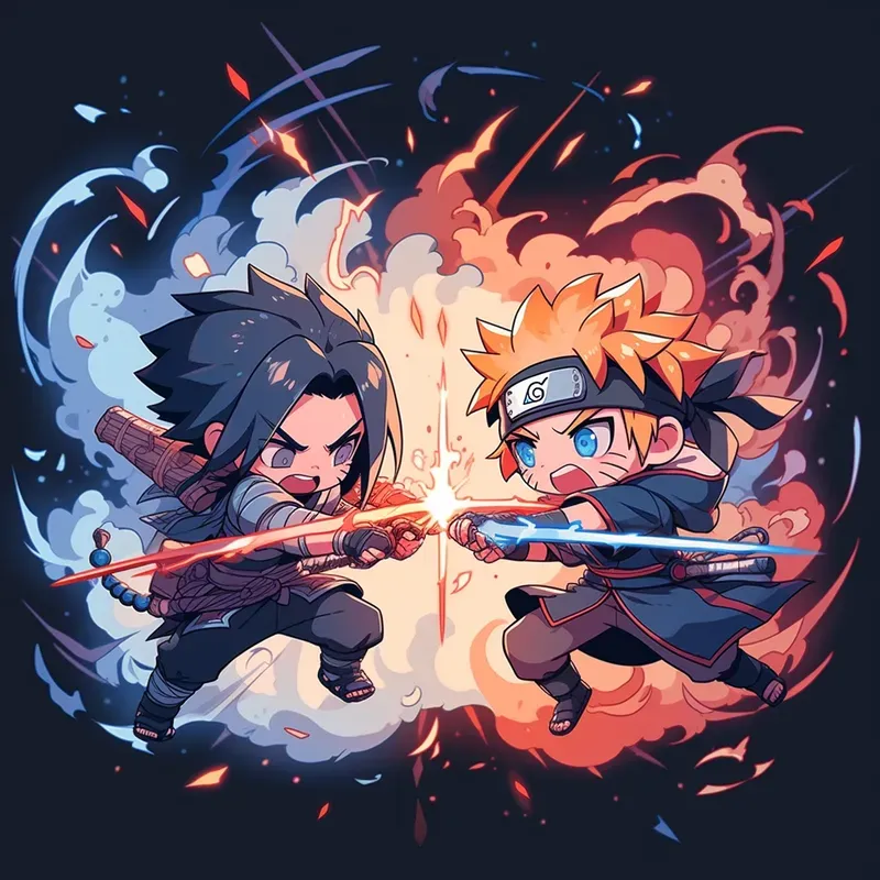 Ultimate Naruto Universe Chibi Series Midjourney Prompt | PromptBase