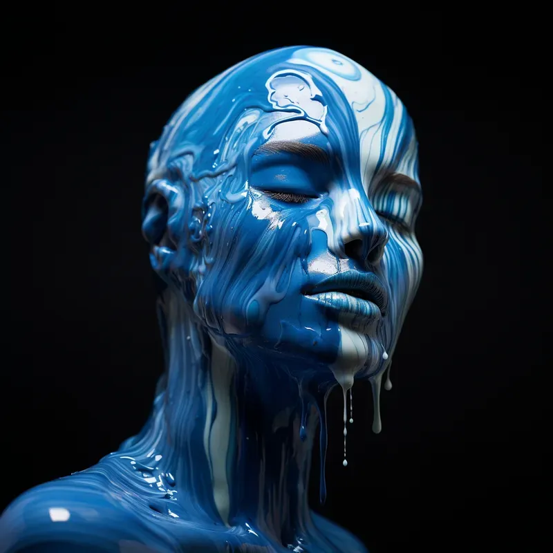 Liquid Elegance Redefining The Portraits Midjourney Prompt | PromptBase