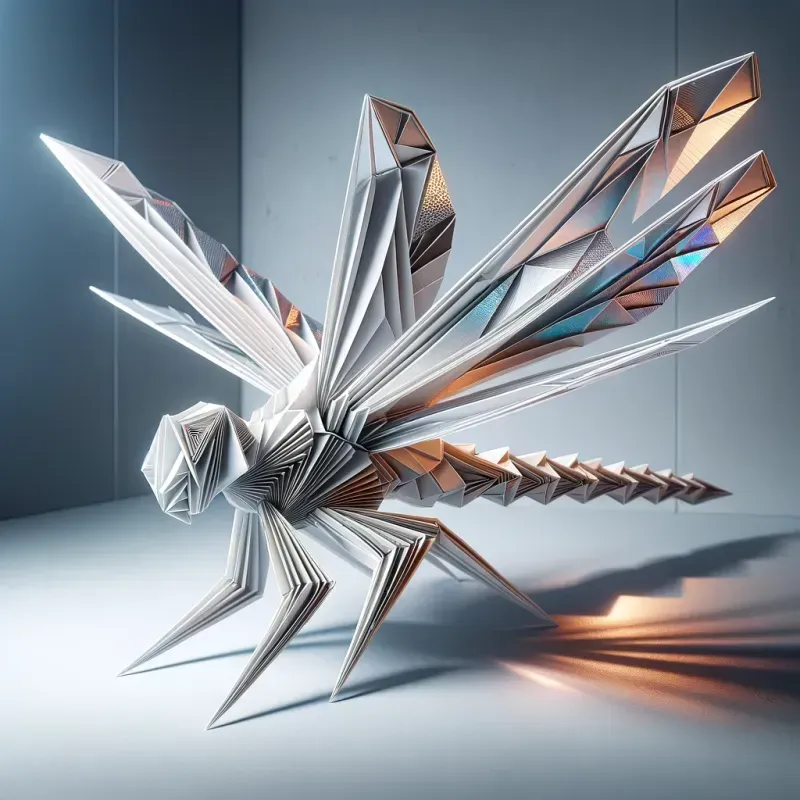 Origami Insects Paper Bug Sculpts DALL·E Prompt | PromptBase