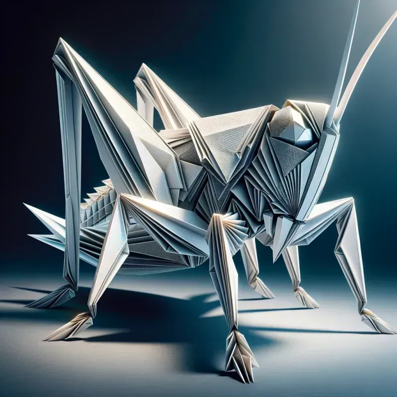 Origami Insects Paper Bug Sculpts DALL·E Prompt | PromptBase