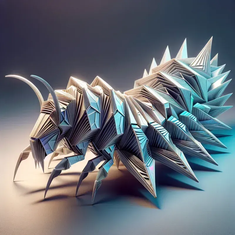 Origami Insects Paper Bug Sculpts DALL·E Prompt | PromptBase