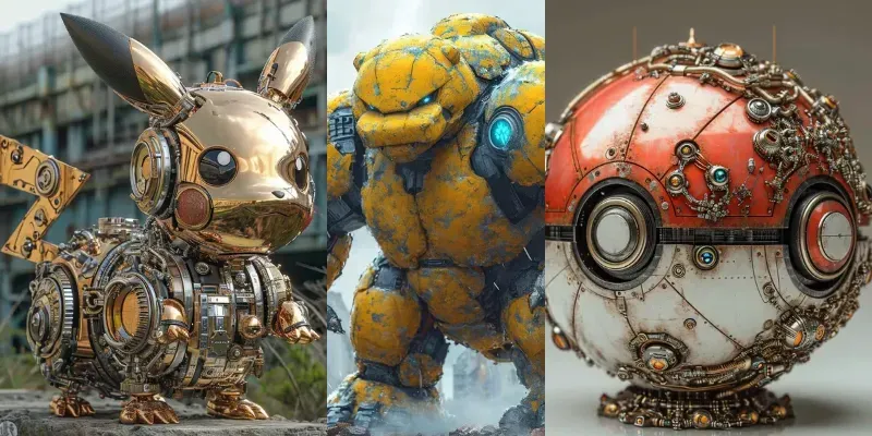 Pokemon Digimon Mechanical Robotics Midjourney Prompt | PromptBase