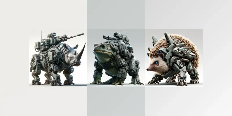 Armoured Tank Animals DALL·E Prompt | PromptBase