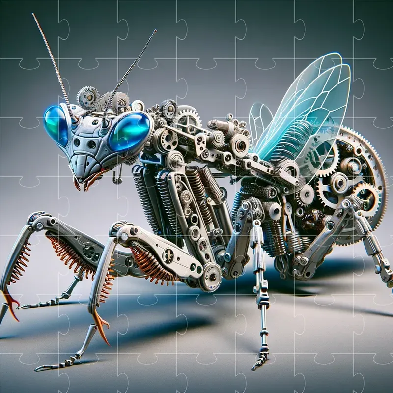 Metal Mechanical Insects Bugs Sculpts DALL·E Prompt | PromptBase