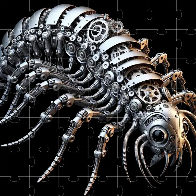 Metal Mechanical Insects Bugs Sculpts DALL·E Prompt | PromptBase