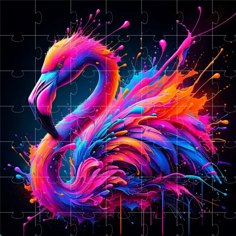 Trippy Ink Art - Exotic Animals DALL·E Prompt | PromptBase