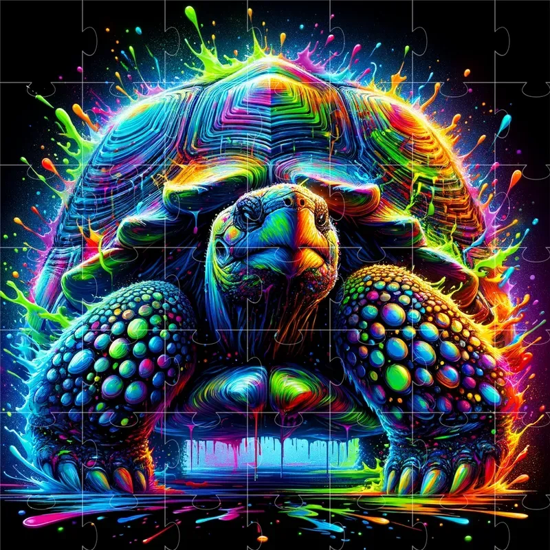 Trippy Ink Art - Exotic Animals DALL·E Prompt | PromptBase