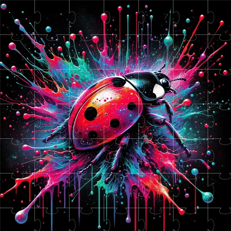 Trippy Ink Art - Exotic Animals DALL·E Prompt | PromptBase