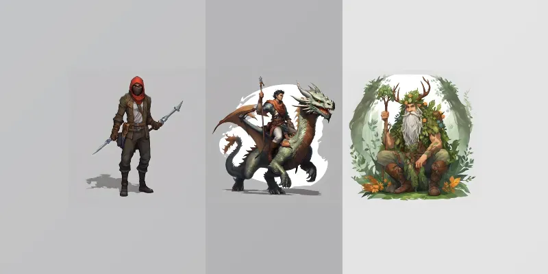 Rpg Games Characters Design Generator App | PromptBase