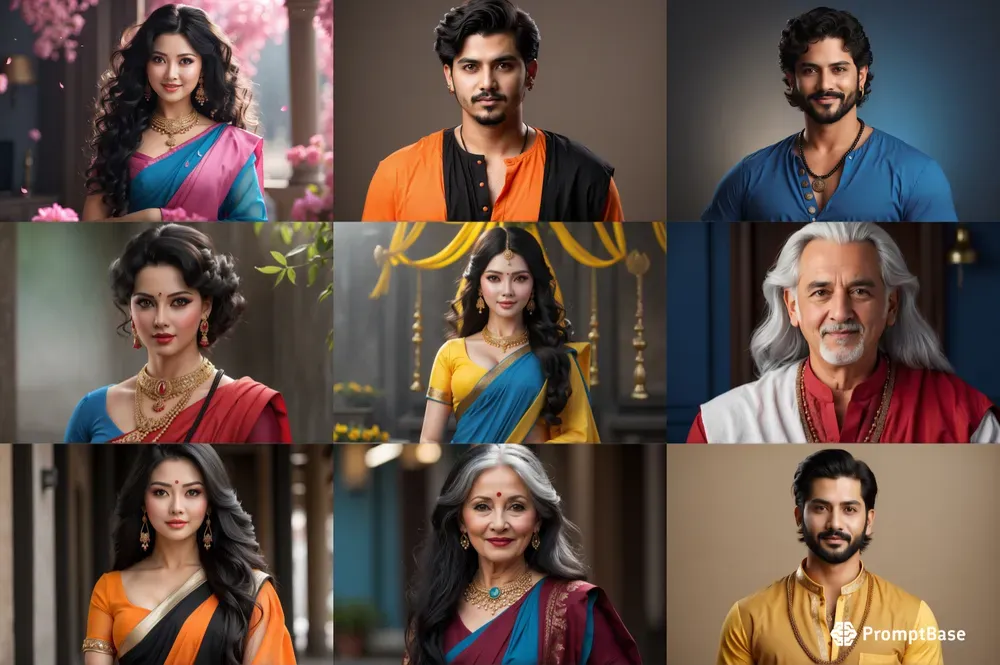 Inspired Elegance Of Spiritual Avatars Leonardo Ai Prompt | PromptBase