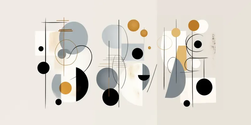Modern Abstract Shape Artworks Midjourney Prompt | PromptBase