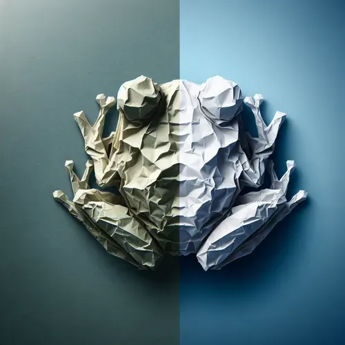 Crumpled Paper Generator App | PromptBase