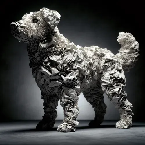 Crumpled Paper Generator App | PromptBase