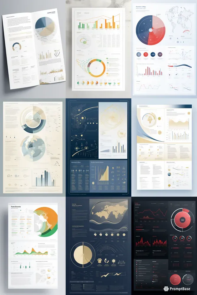 Professional Infographic Mockups Midjourney Prompt | PromptBase