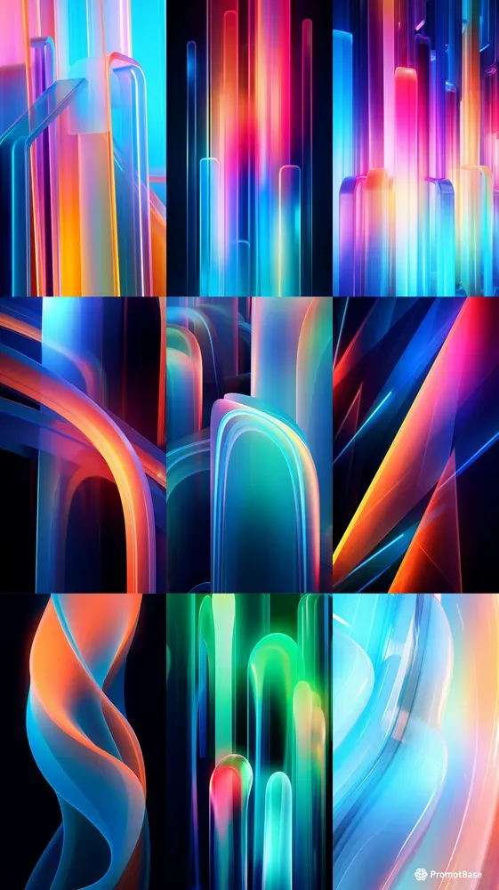 Led Screen Backgrounds Mobile Ux Midjourney Prompt | PromptBase