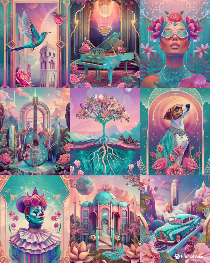 Surrealist Fantasy Dream Artworks Midjourney Prompt | PromptBase