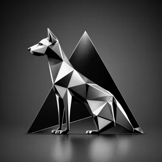 Futuristic Triangle Animal Logos Midjourney Prompt | PromptBase