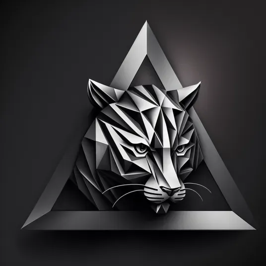 Futuristic Triangle Animal Logos Midjourney Prompt | PromptBase