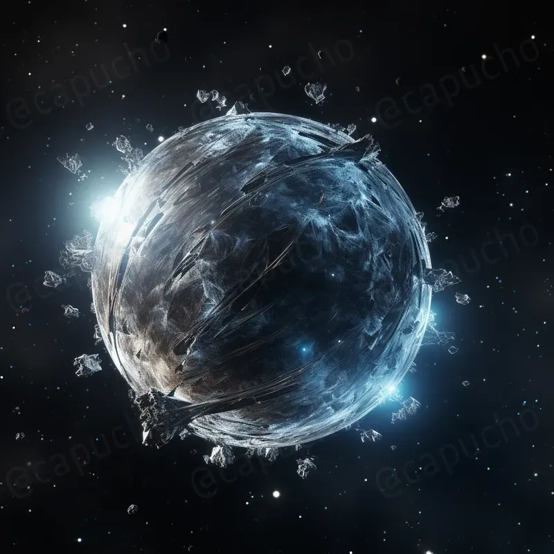 Colorful Textured Realistic Planets Midjourney Prompt | PromptBase