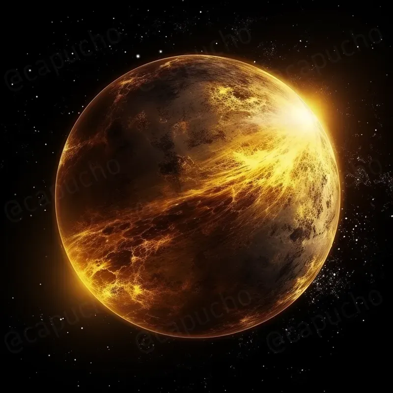 Colorful Textured Realistic Planets Midjourney Prompt | PromptBase