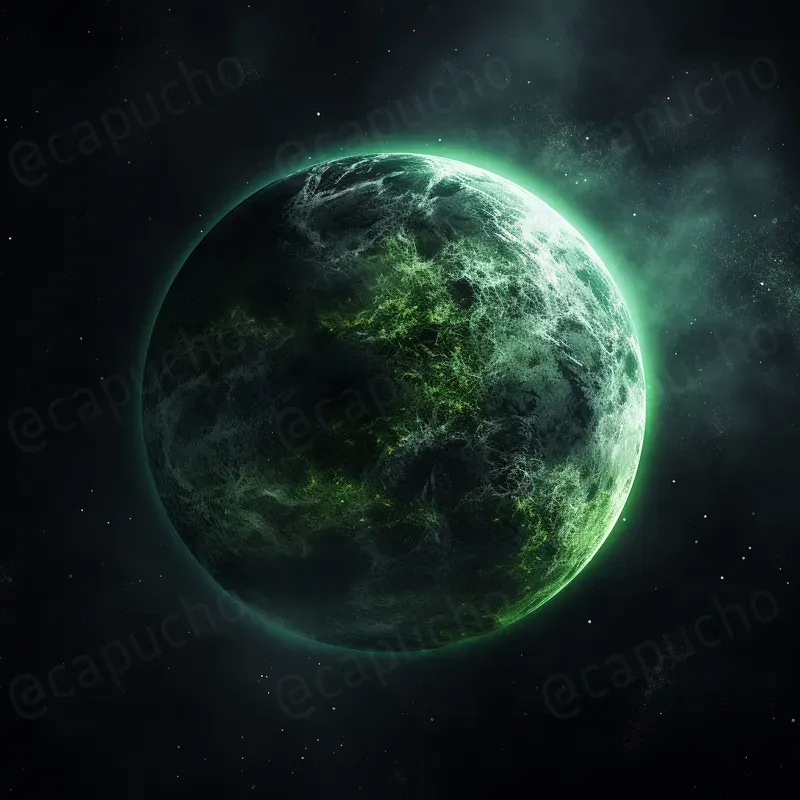 Colorful Textured Realistic Planets Midjourney Prompt | PromptBase