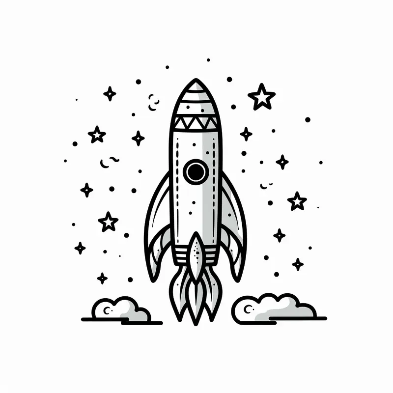 One Line Doodle Art Midjourney Prompt | PromptBase