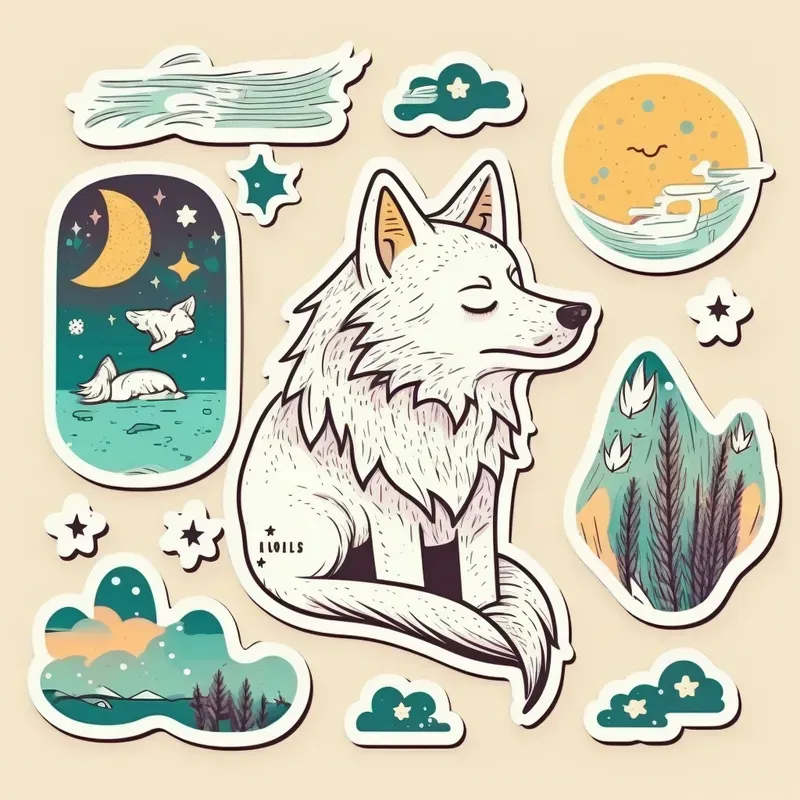 Cute Animal Sticker Packs Midjourney Prompt | PromptBase