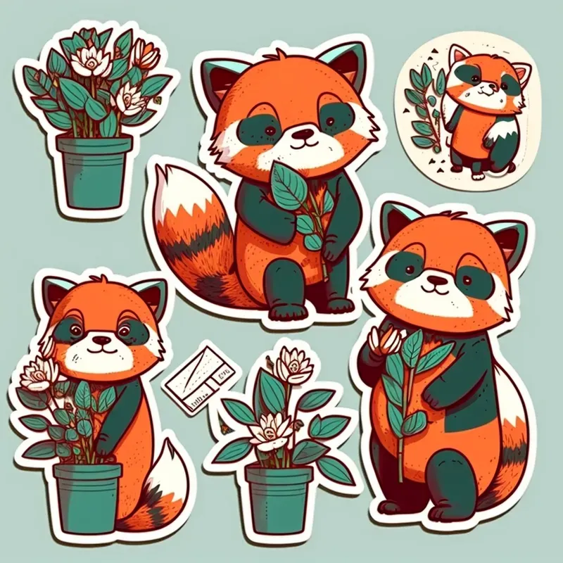 Cute Animal Sticker Packs Midjourney Prompt | PromptBase