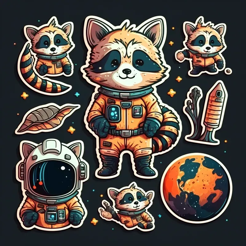 Cute Animal Sticker Packs Midjourney Prompt | PromptBase