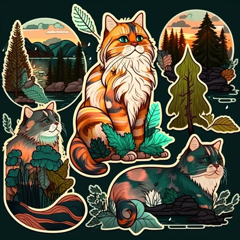 Cute Animal Sticker Packs Midjourney Prompt | PromptBase