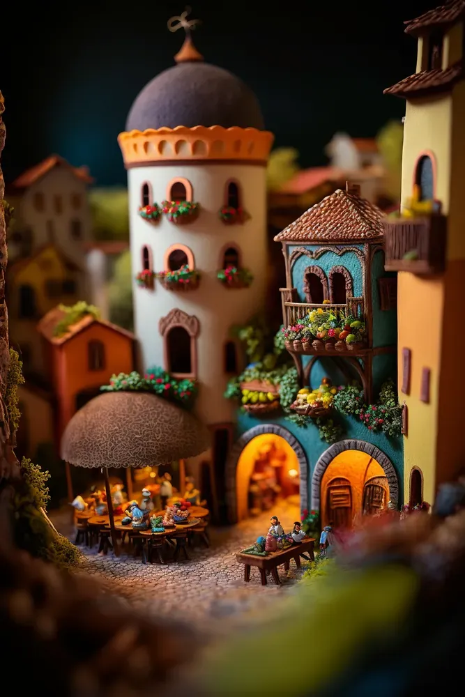 Miniature Clay Models Midjourney Prompt | PromptBase