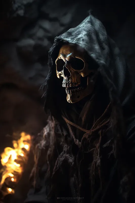 Skeleton Realistic Character Portraits Midjourney Prompt | PromptBase