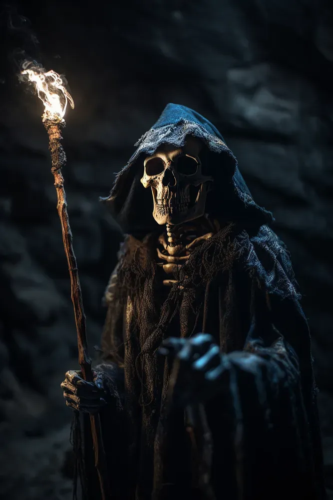 Skeleton Realistic Character Portraits Midjourney Prompt | PromptBase